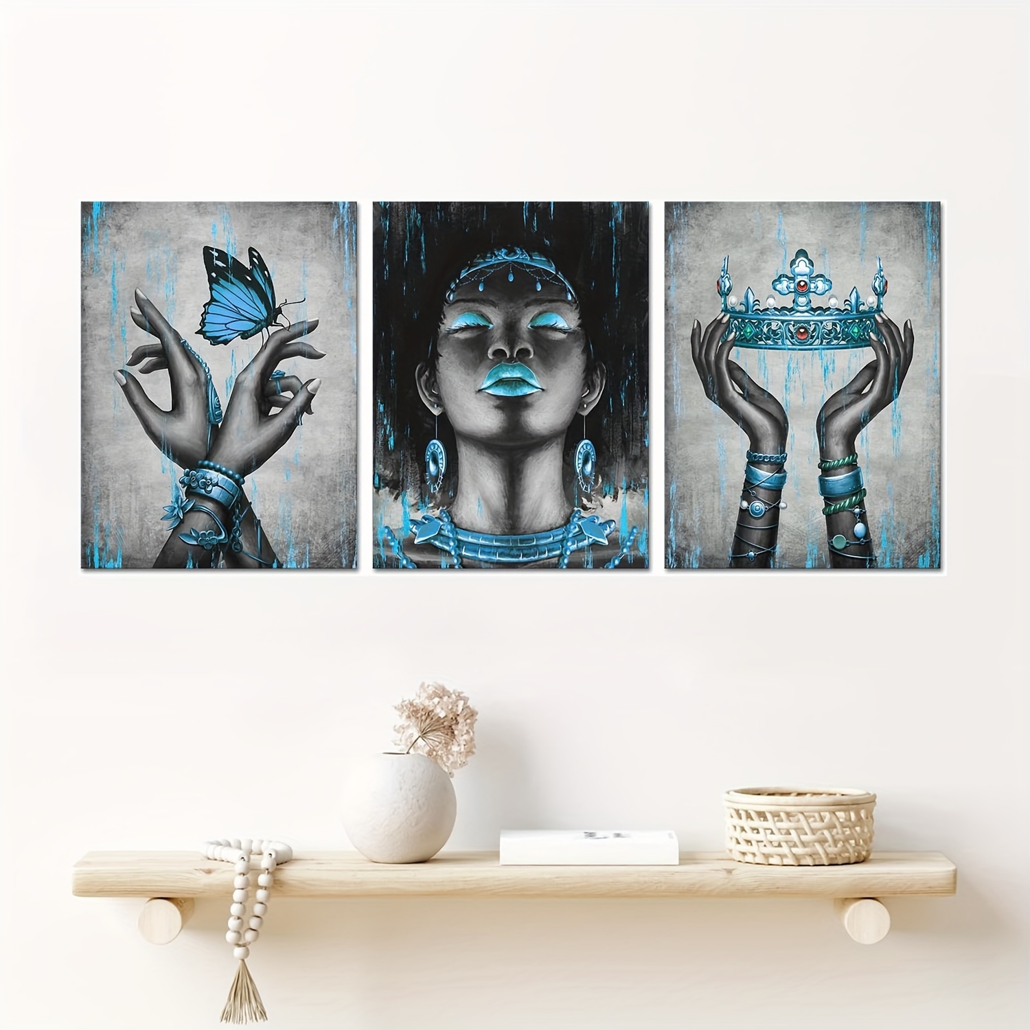 Art Print Poster Beautiful American Black Woman Wall Artist - Temu Canada