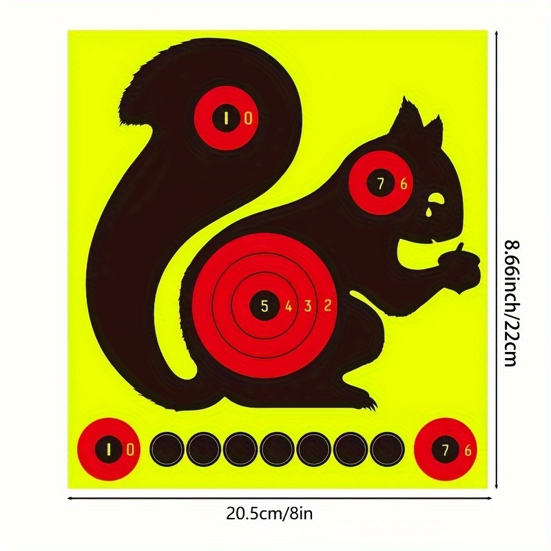 Shooting Target Sticker Label Fluorescent Green Shooting - Temu