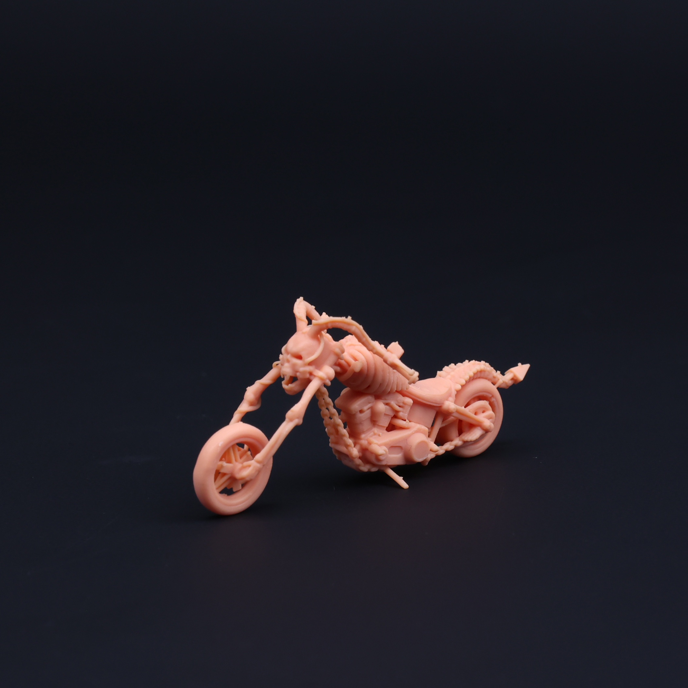 Scale Resin Motorcycle Model Skull Detail Miniature - Temu