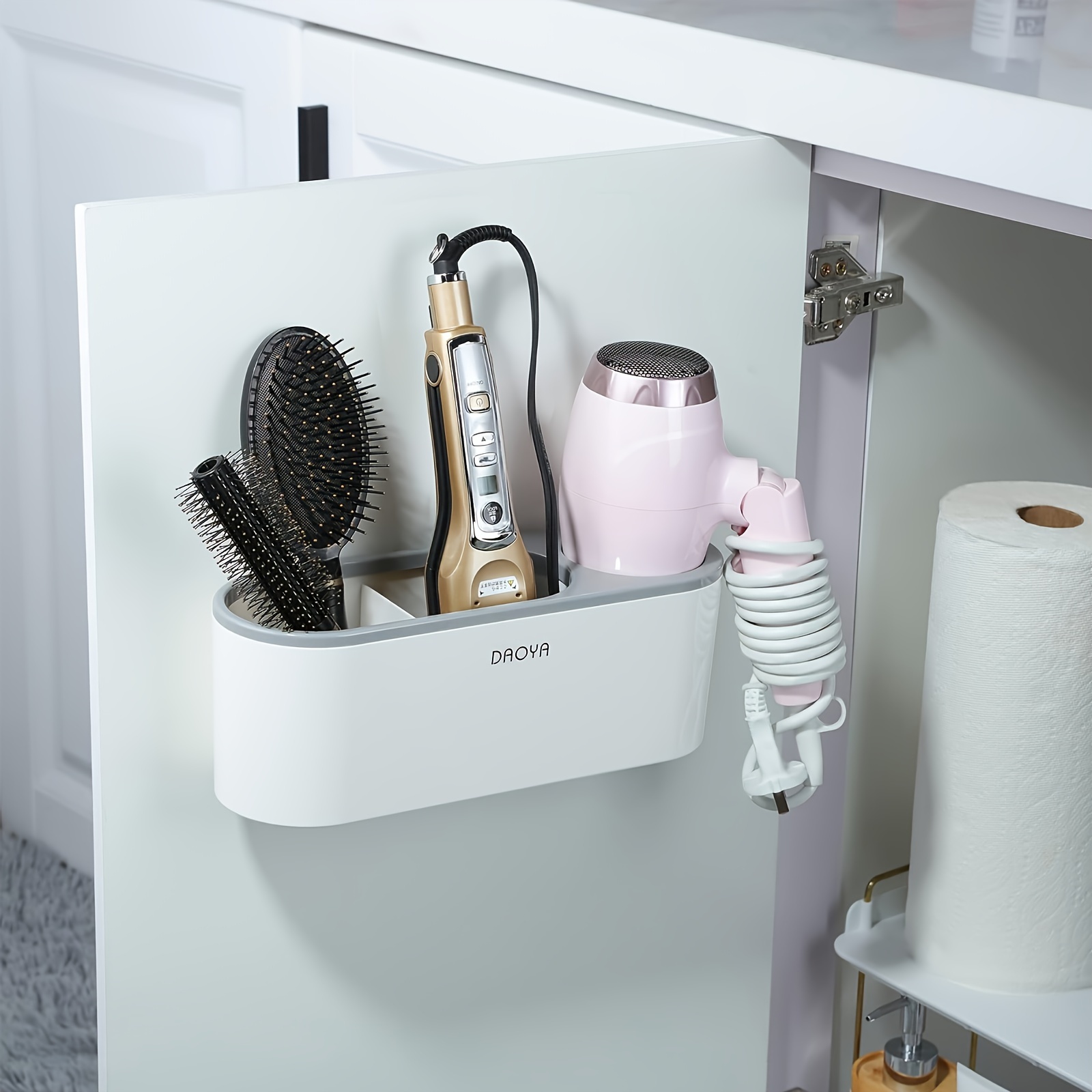 Hair Dryer Hot Comb Holder 🍫 hair dryer rack curling iron straightener ...