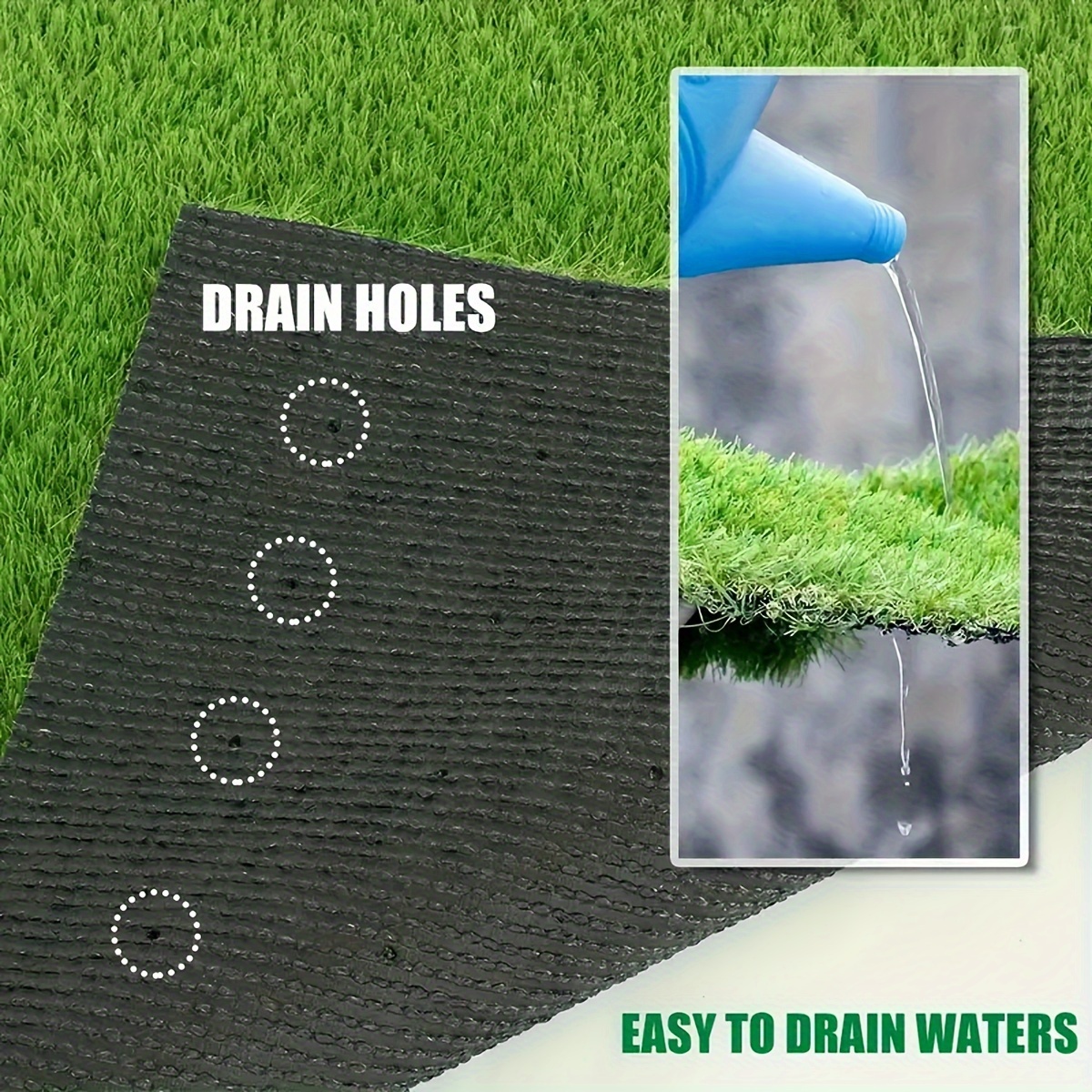 Long Artificial Grass, Grass Turf, Decorative Grass Mat, High Density ...