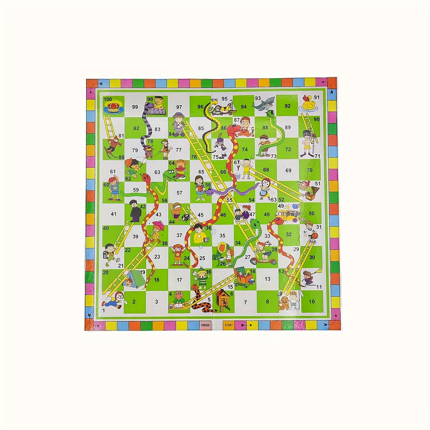 Snakes Ladders Board Game Standard Edition Strategy Family - Temu