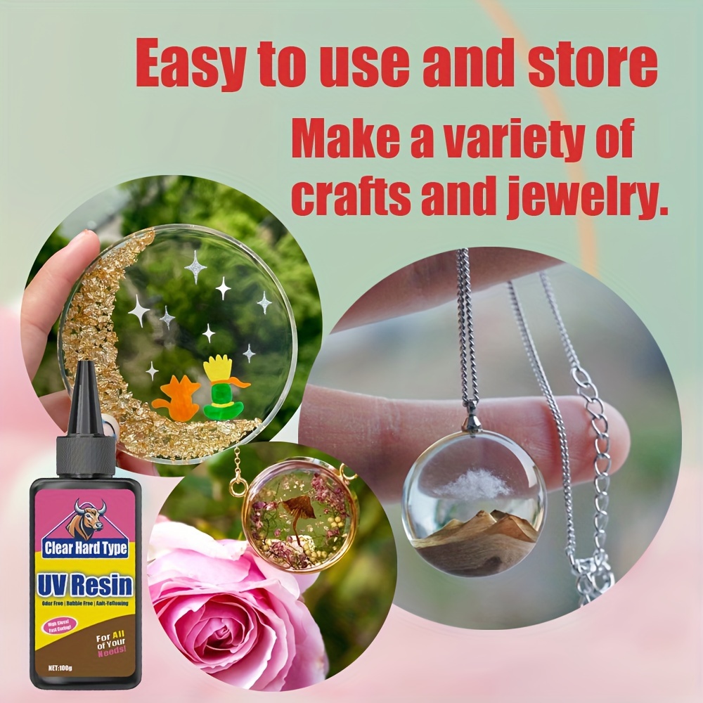 Uv Resin Clear Hard Type For Casting, Coating, And Jewelry Making ...