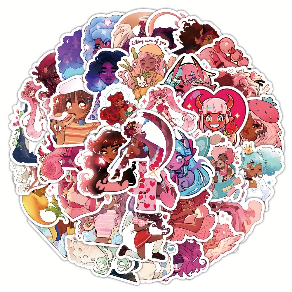 cute dolls pvc waterproof graffiti stickers laptop cup - {region_name}