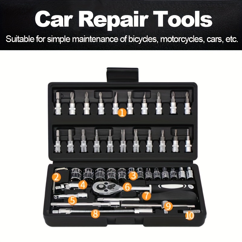 wrench socket set hardware car motorcycle repairing kit - Temu New Zealand