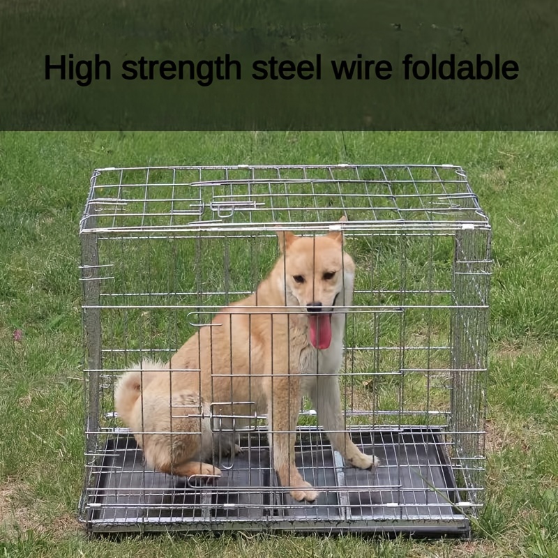 Folding Square Tube Pet Cage Large sized Dog Medium sized - Temu Canada