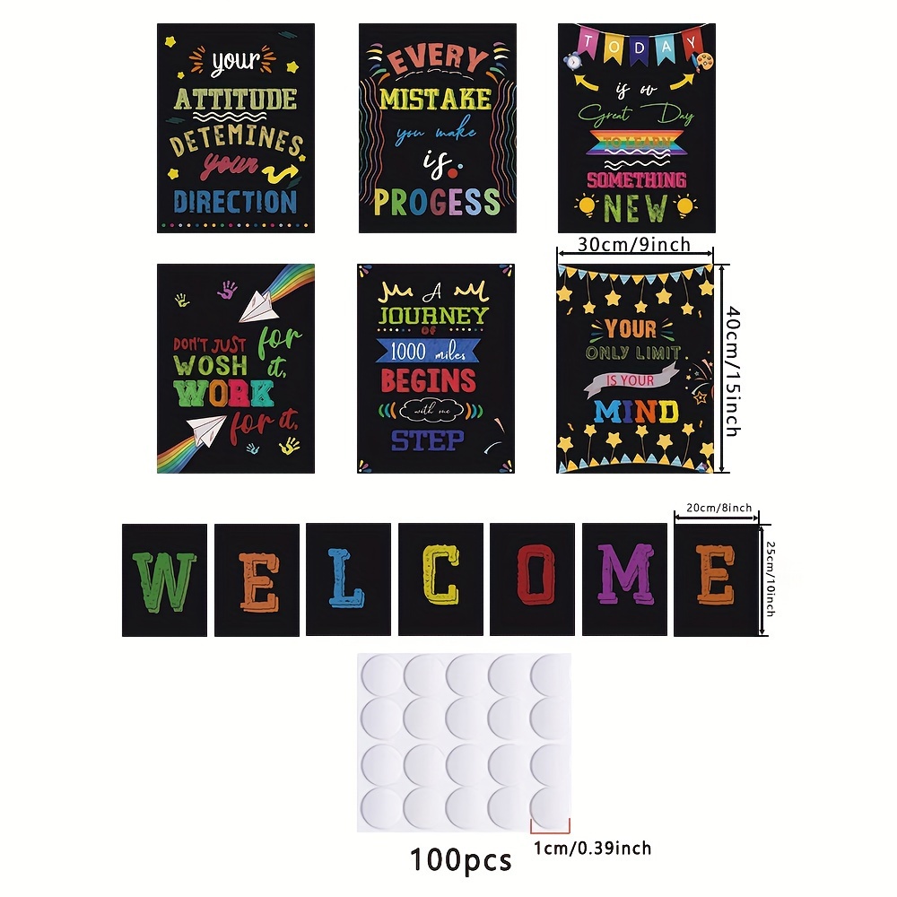 Classroom Banner Poster Colorful Bulletin Board Decoration - Temu Australia