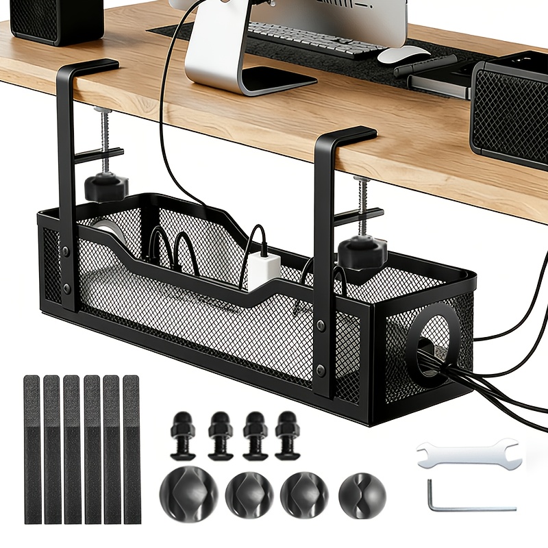 under desk cable management sold on Temu United States