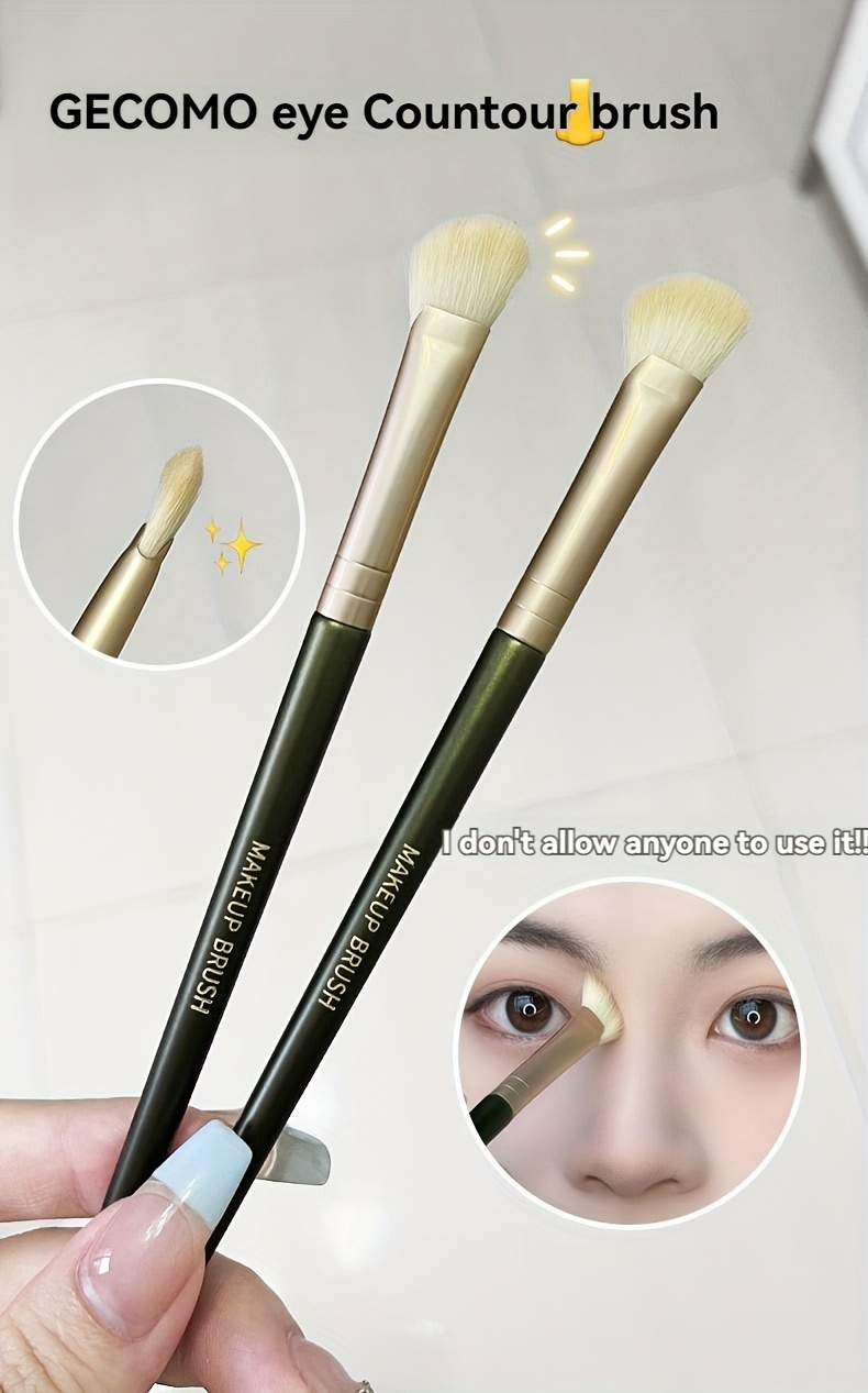 Angled Nose Contour Brush Half Fan Shape Precision Shadow - Temu