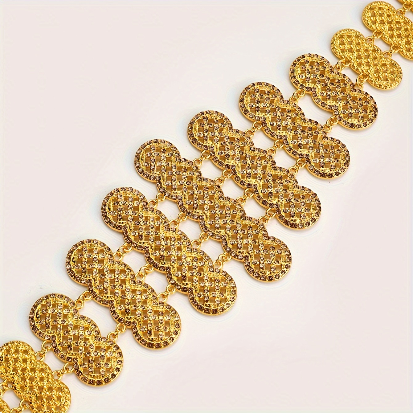 Girl's Exaggerated Golden Waist Belt Dance Costume - Temu