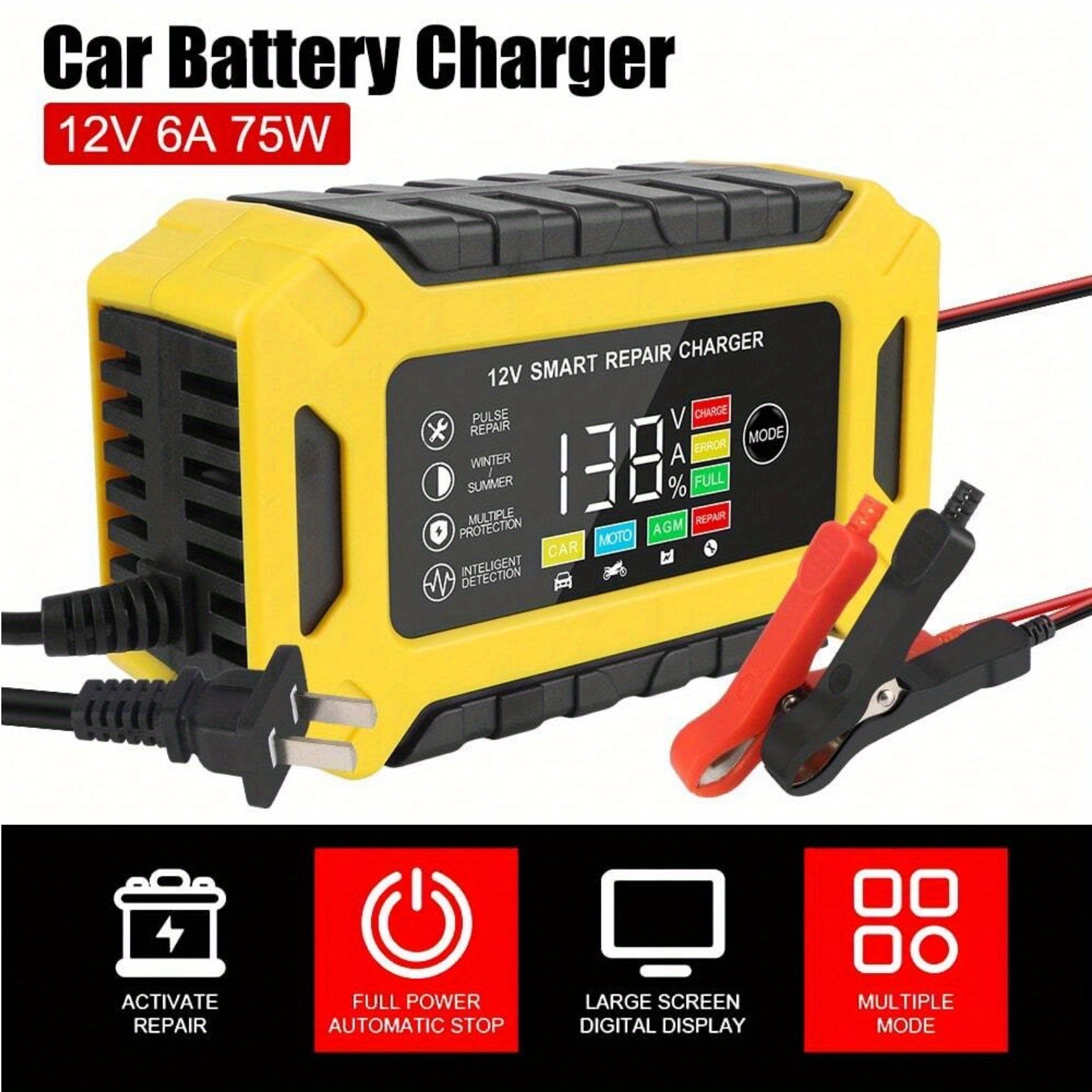 battery charger sold on Temu United States