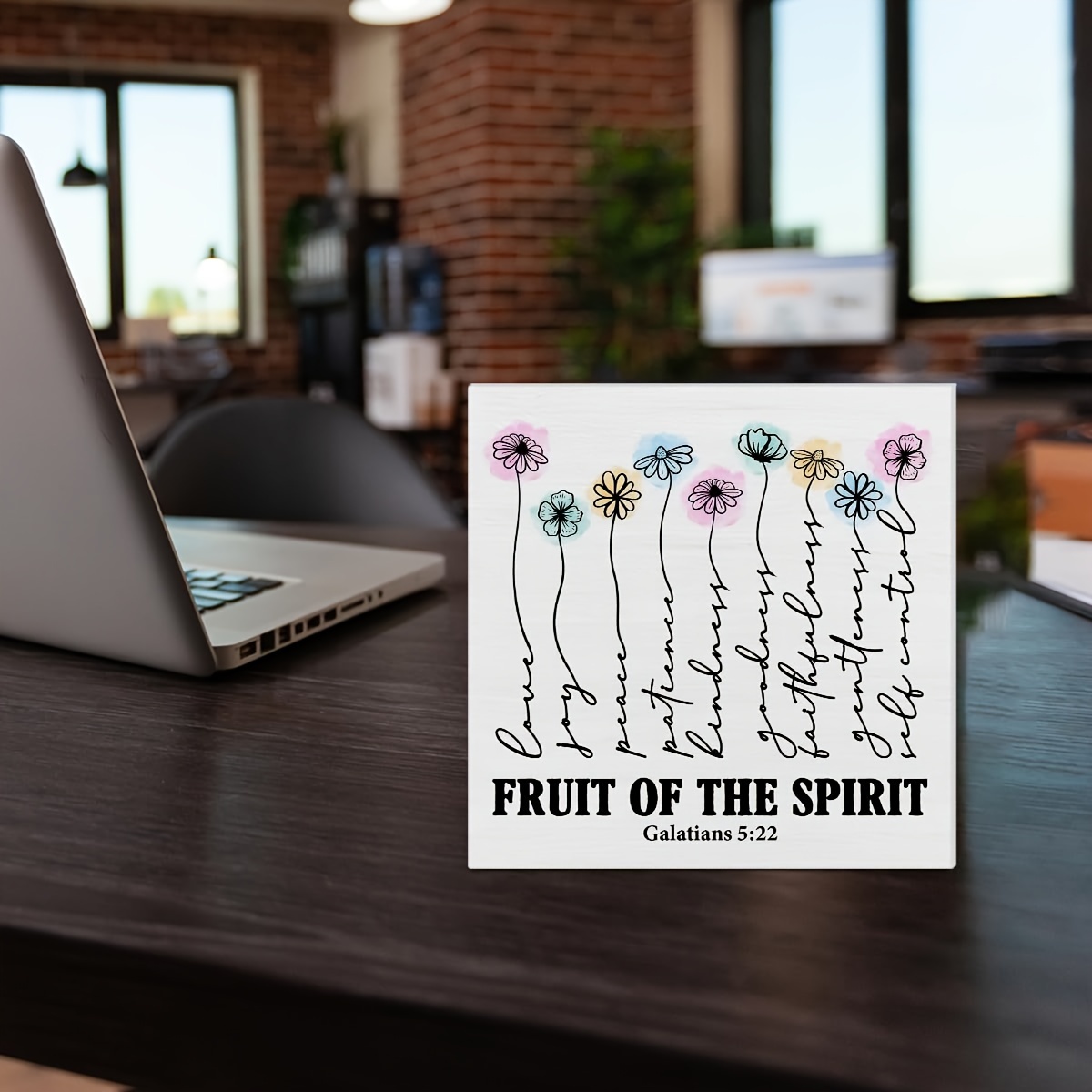 Galatians 5:22 Fruits Spirit Wooden Box Sign Faith based - Temu United ...