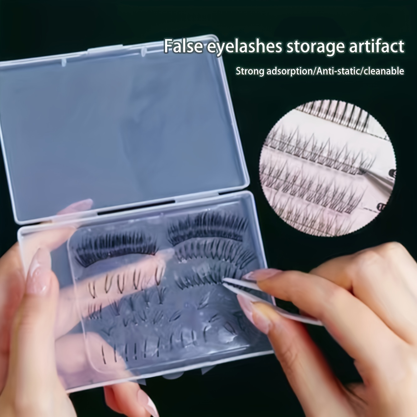 Eye Lash Storage Box Portable Eyelash Container Holder - Temu Ireland
