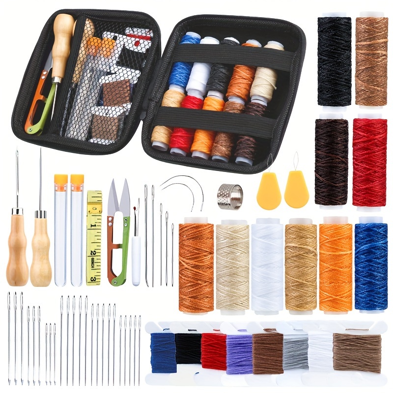 Kit Sa Pagtatahi Ng 60 Piraso Na May Polyester Thread, Mga Karayom Sa ...