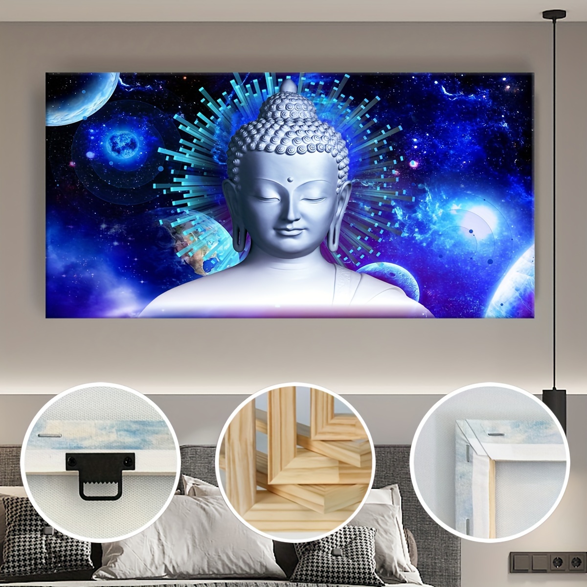 Framed Religious Canvas Wrapped Poster - Temu