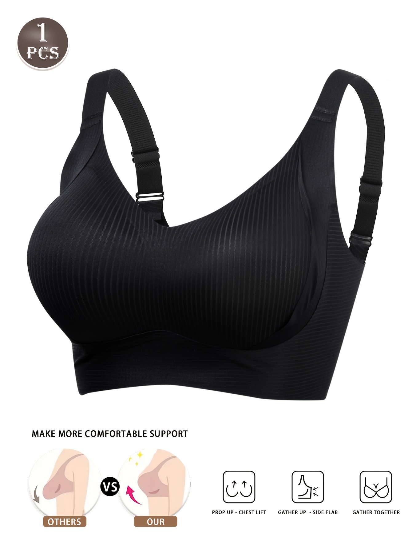 womens bras sold on Temu United States