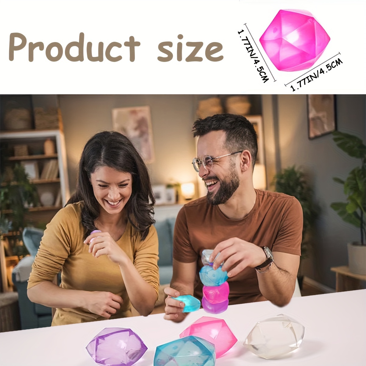 12pcs Assorted Colors Relax Quadrilateral Fidget - Temu