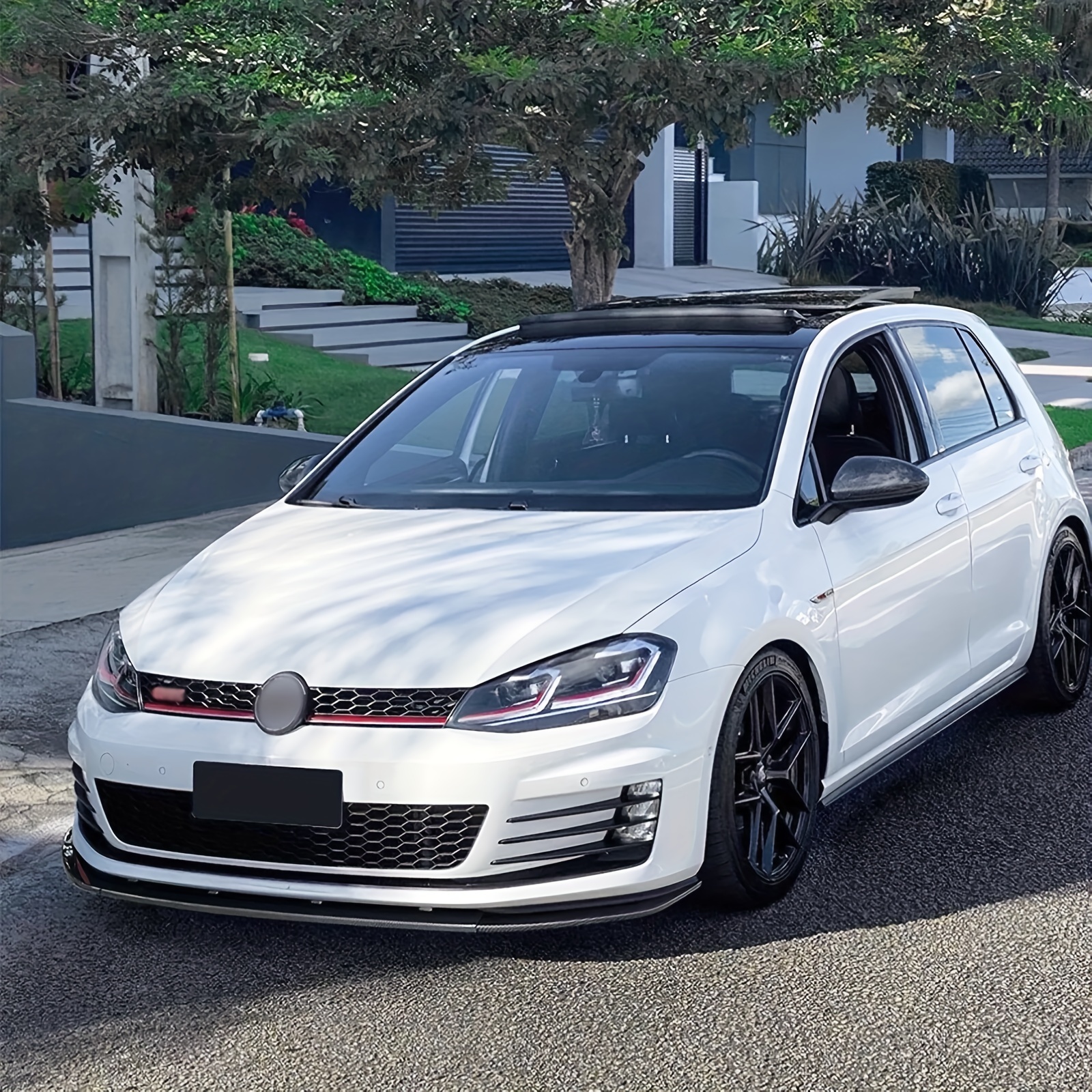 Front Bumper Spoiler Lip Golf 7 Mk7 R - Temu