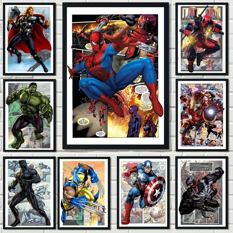 Unframed Canvas Poster Comic Art Cartoon Anime - Temu Canada