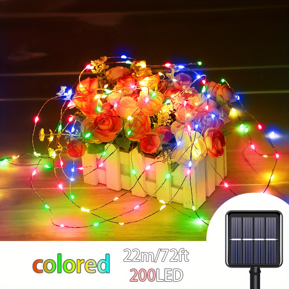 Outdoor Solar Led Light Solar Decorative Light 8 Lighting - Temu Canada