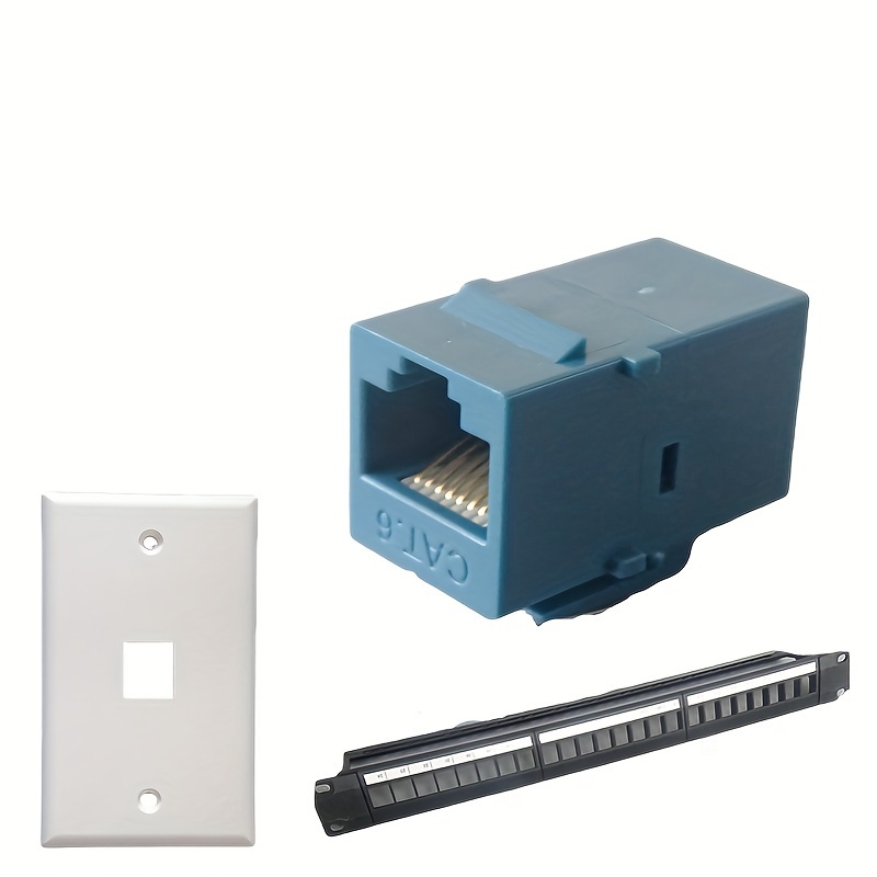 Cat6 Rj45 Ethernet Coupler Unshielded Keystone Jack Female - Temu