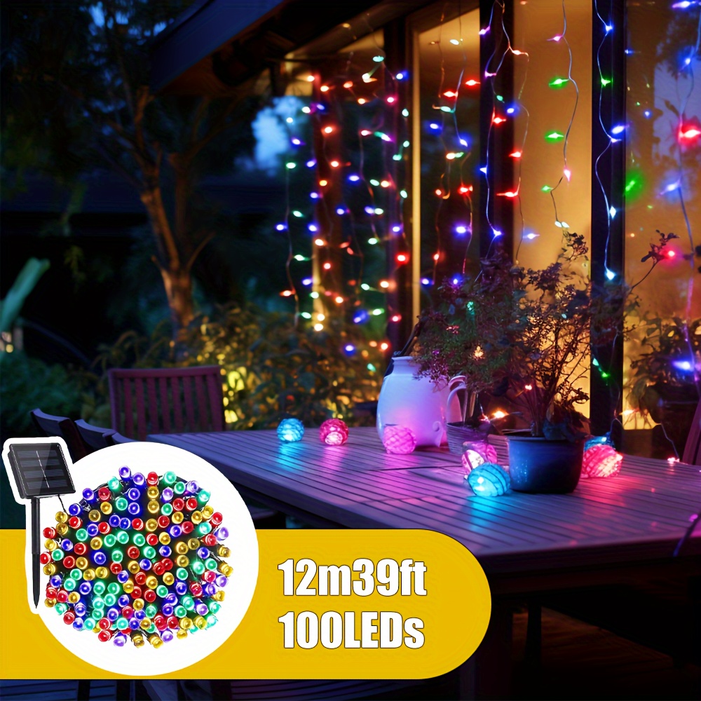 Outdoor Solar Line Viewing Led String Lights Waterproof 8 - Temu ...