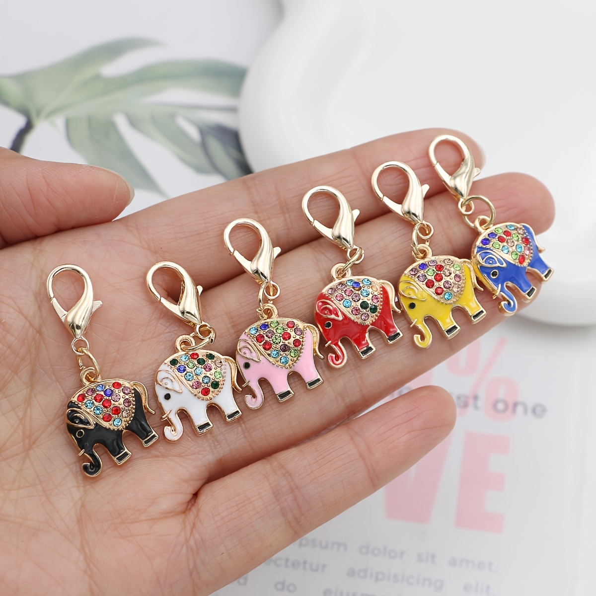 zipper charms sold on Temu Australia