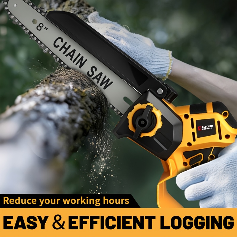 battery chain saws sold on Temu Canada