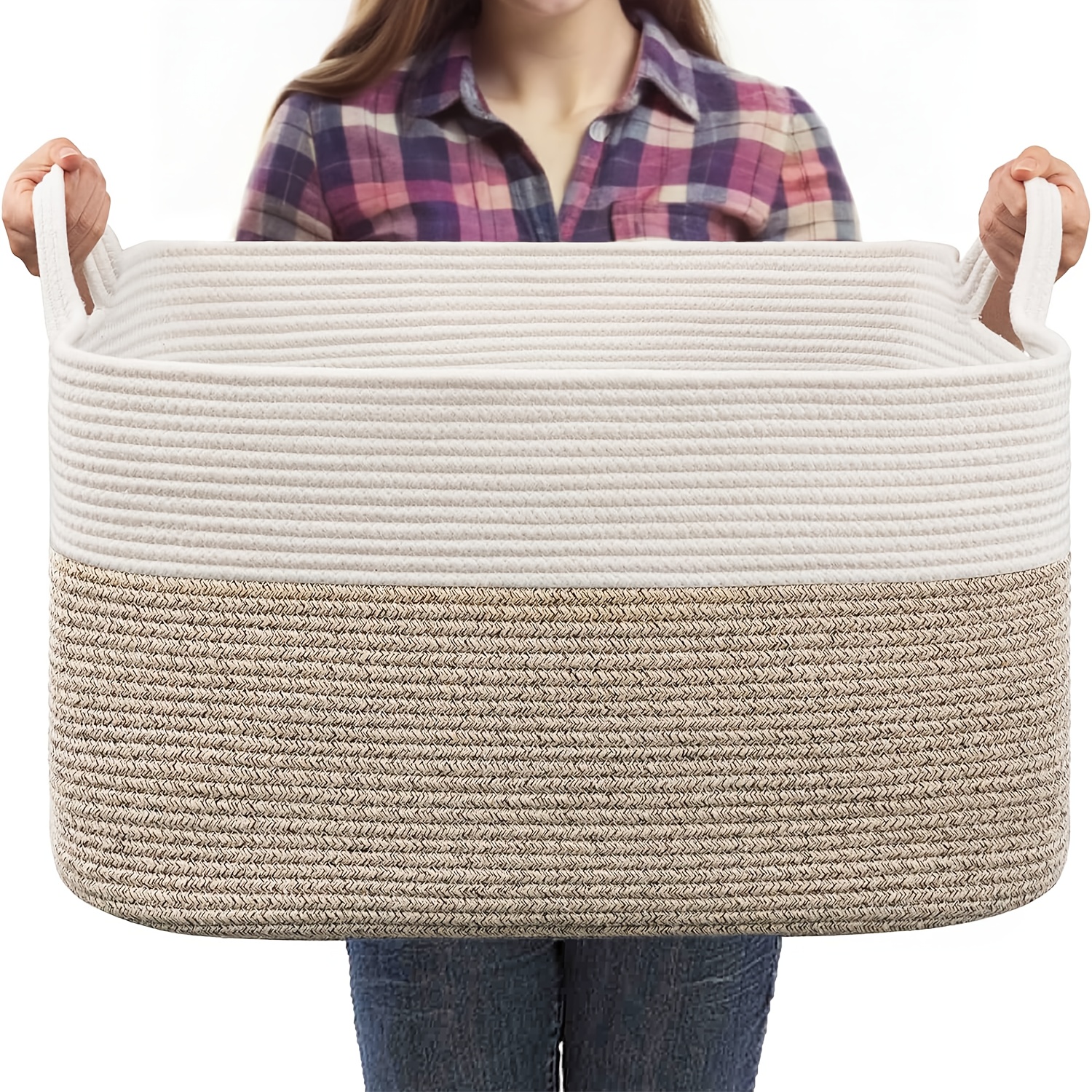decorative storage baskets sold on Temu United States
