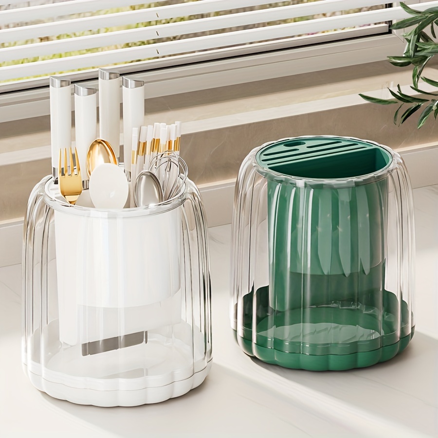 360 degree Rotating Kitchen Utensil Holder Caddy Premium Pet - Temu