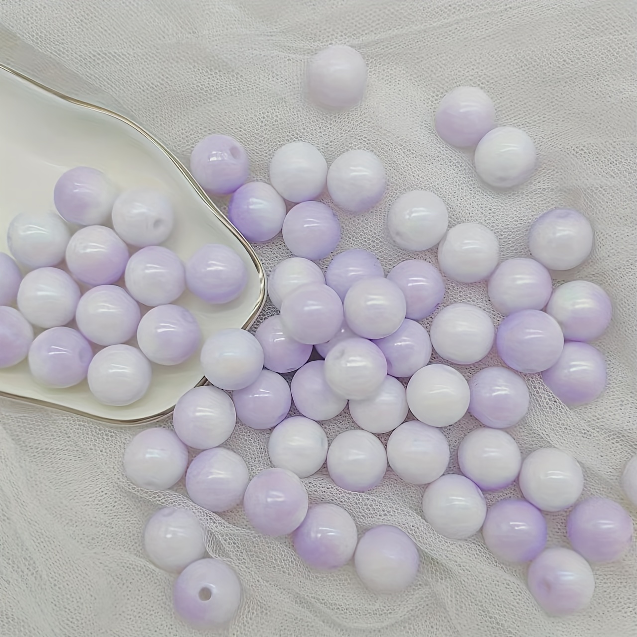 Gradient Iridescent Imitation Pearl Ab Color Dual Color - Temu United ...