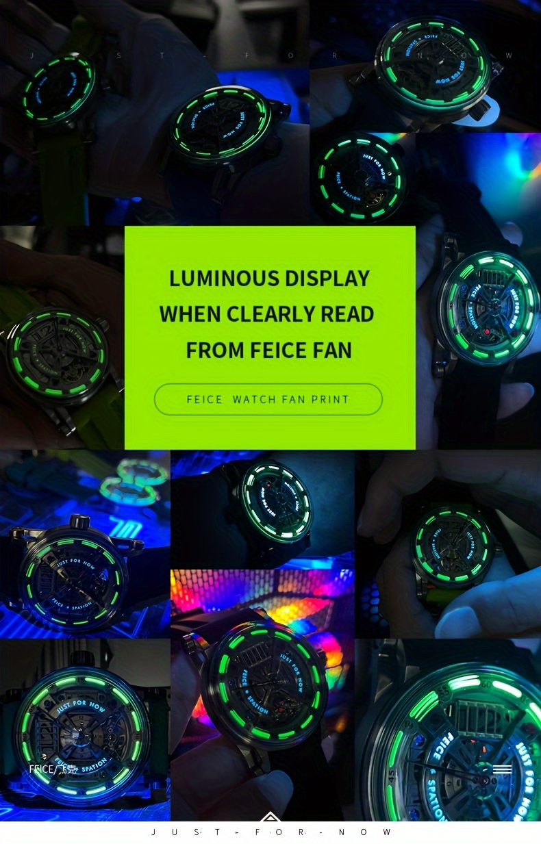 New Conceptual Design Of Space Station Trendy Night Glow Men's Fully ...