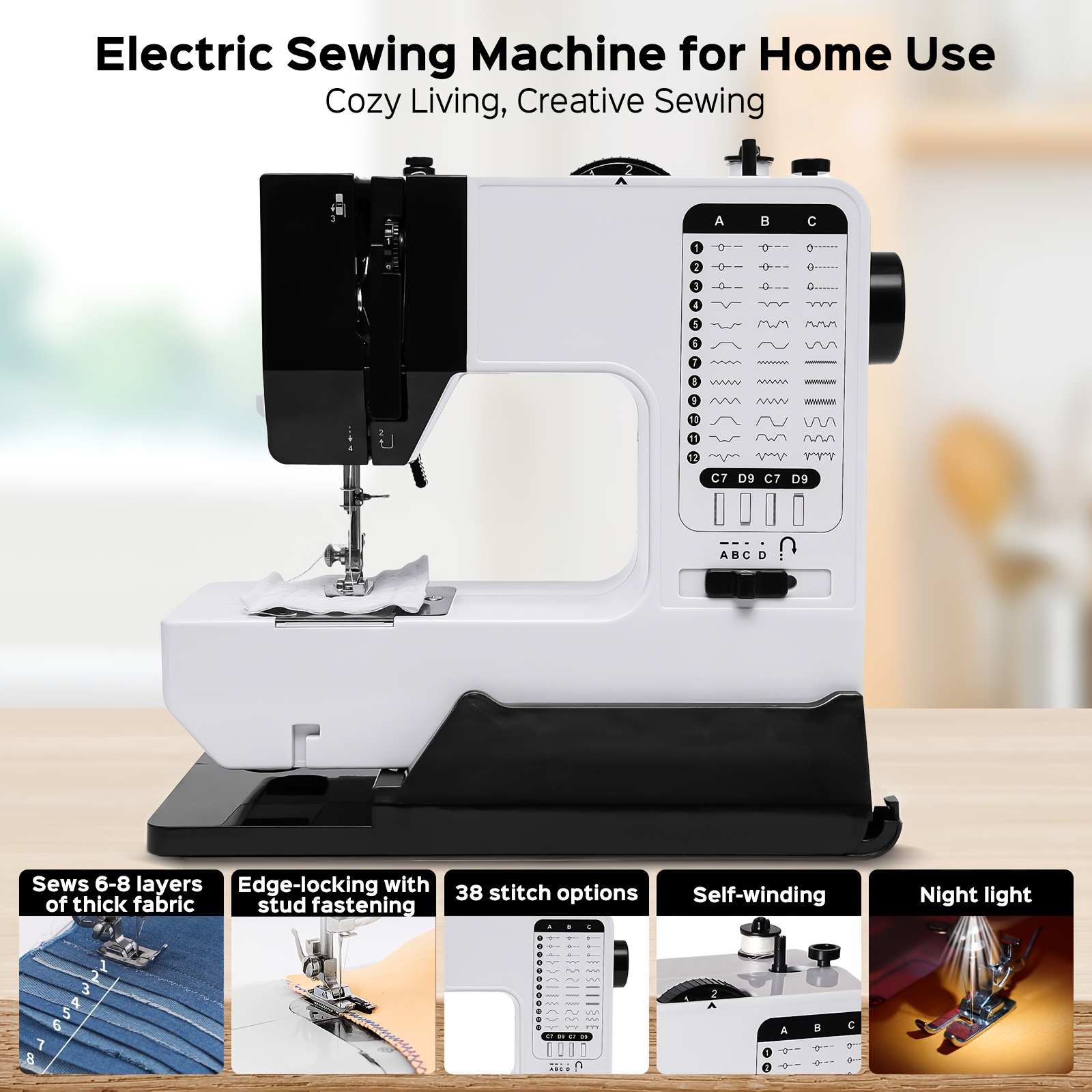 sewing machines sold on Temu United States