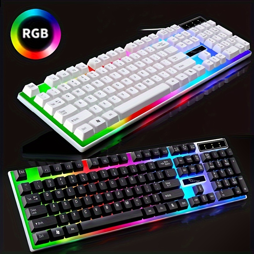 G21 Round Key Keyboard Rgb Backlit / Gamers - Temu Canada