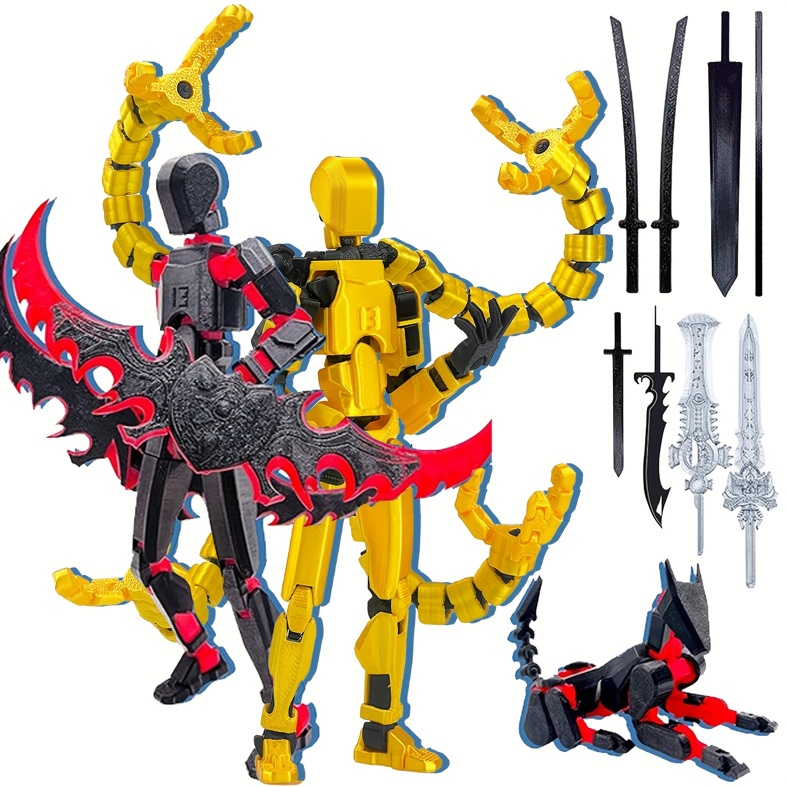 dummy 13 action figure sold on Temu United States