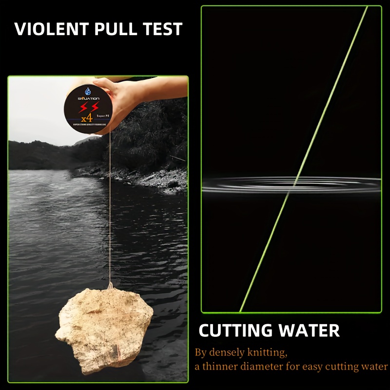 Situation Braided Fishing Line - 1000 Yards Pe 4-strand Super Strong ...