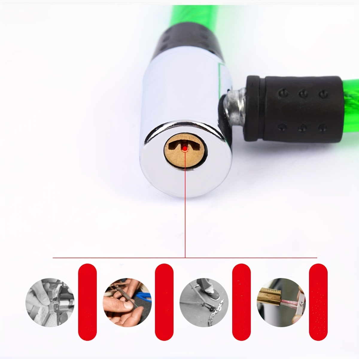 Waterproof Stainless Lock Pvc Rubber Sleeve Rust - Temu