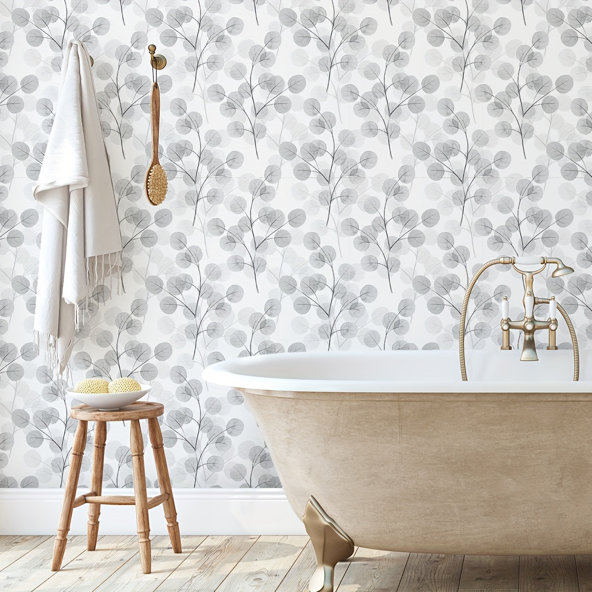 floral self wallpaper – vinyl peel stick wall - Temu