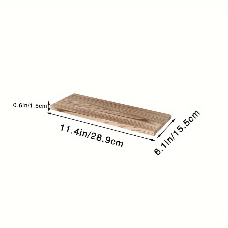 Wall Mounted Storage Rack Triangle Bracket Wooden Floating - Temu