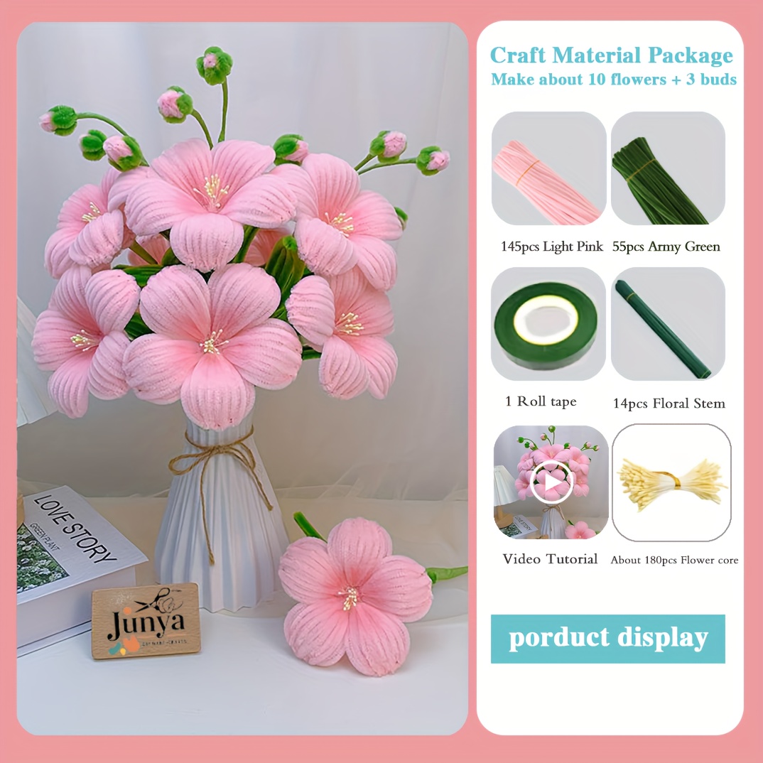 pipe cleaner flower - Ghana