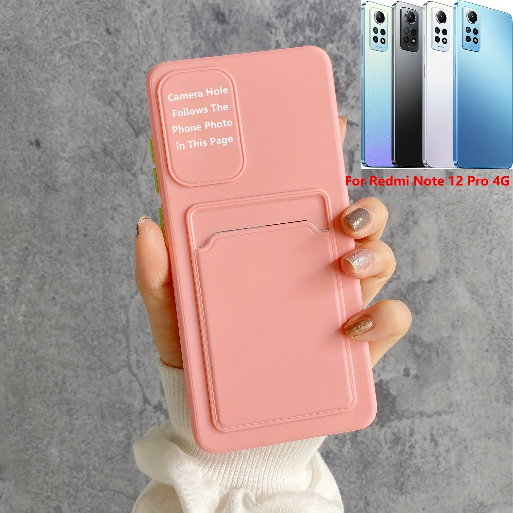 Card Slot Matte Shockproof Silicone Case Full Lens Camera - Temu Australia