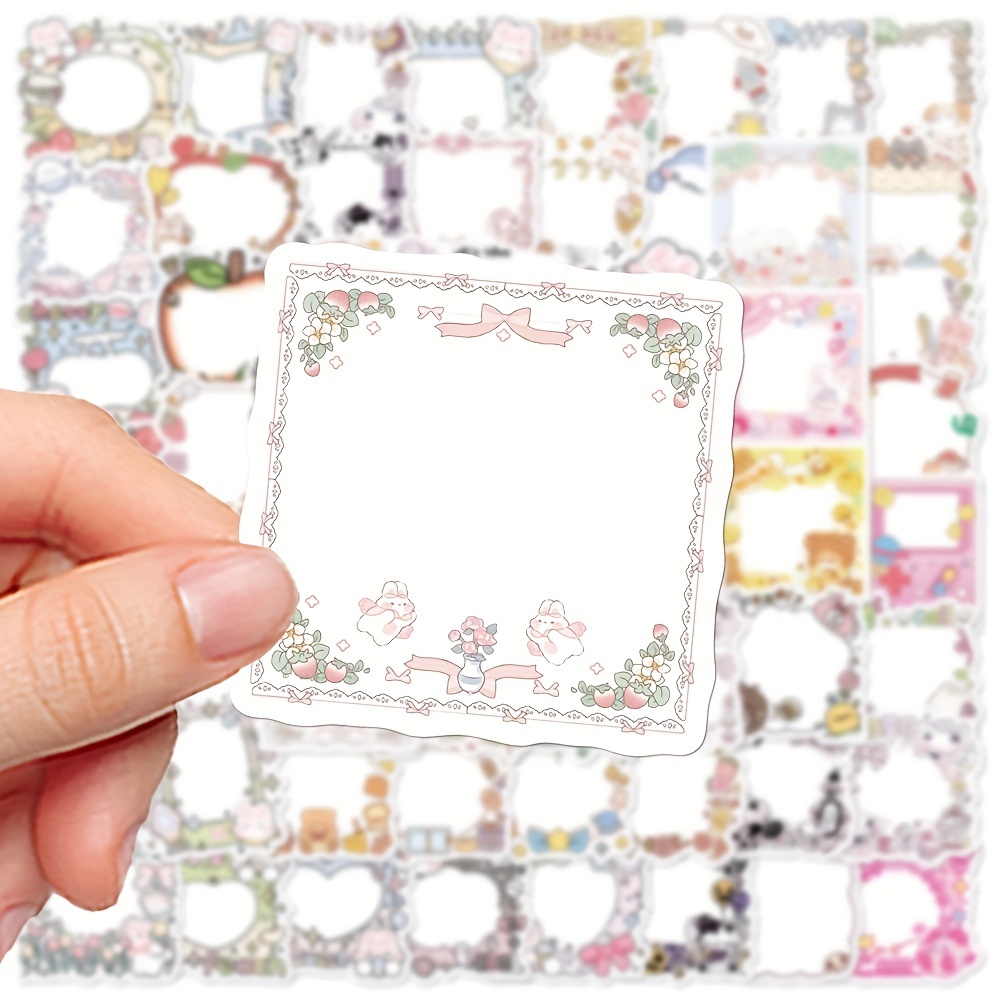 Cute Cartoon Avatar Waterproof Stickers Matte Pvc - Temu