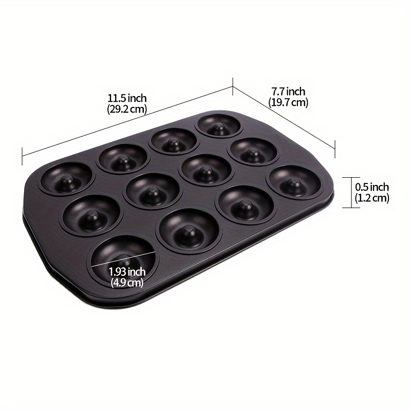 Non stick Mini Donut Pan 12 Cup/ 6 Cup Large Donut Cupcake - Temu