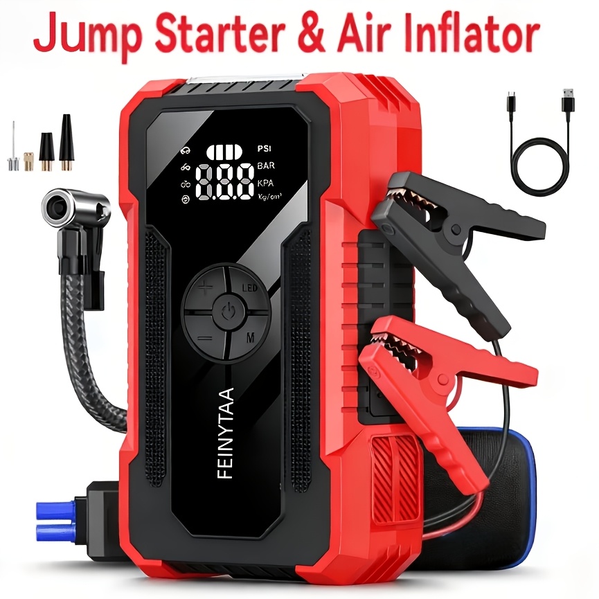 jump starters with air compressor sold on Temu United States