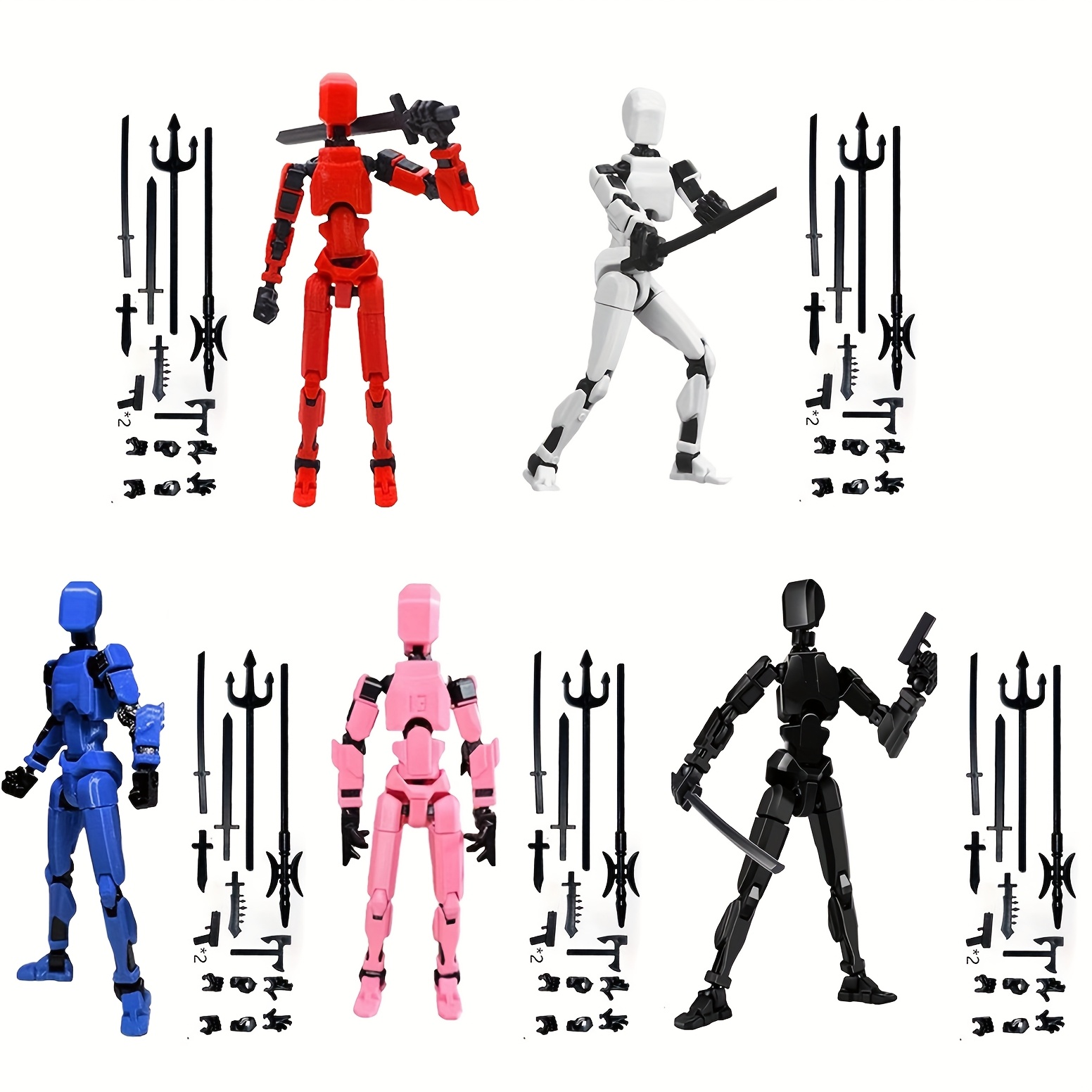 dummy 13 action figure sold on Temu United States