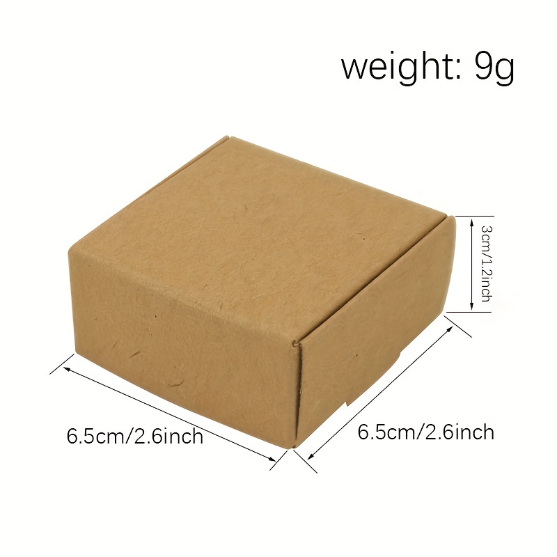 Khaki Kraft Paper Gift Box Black White Party Favor Boxes - Temu