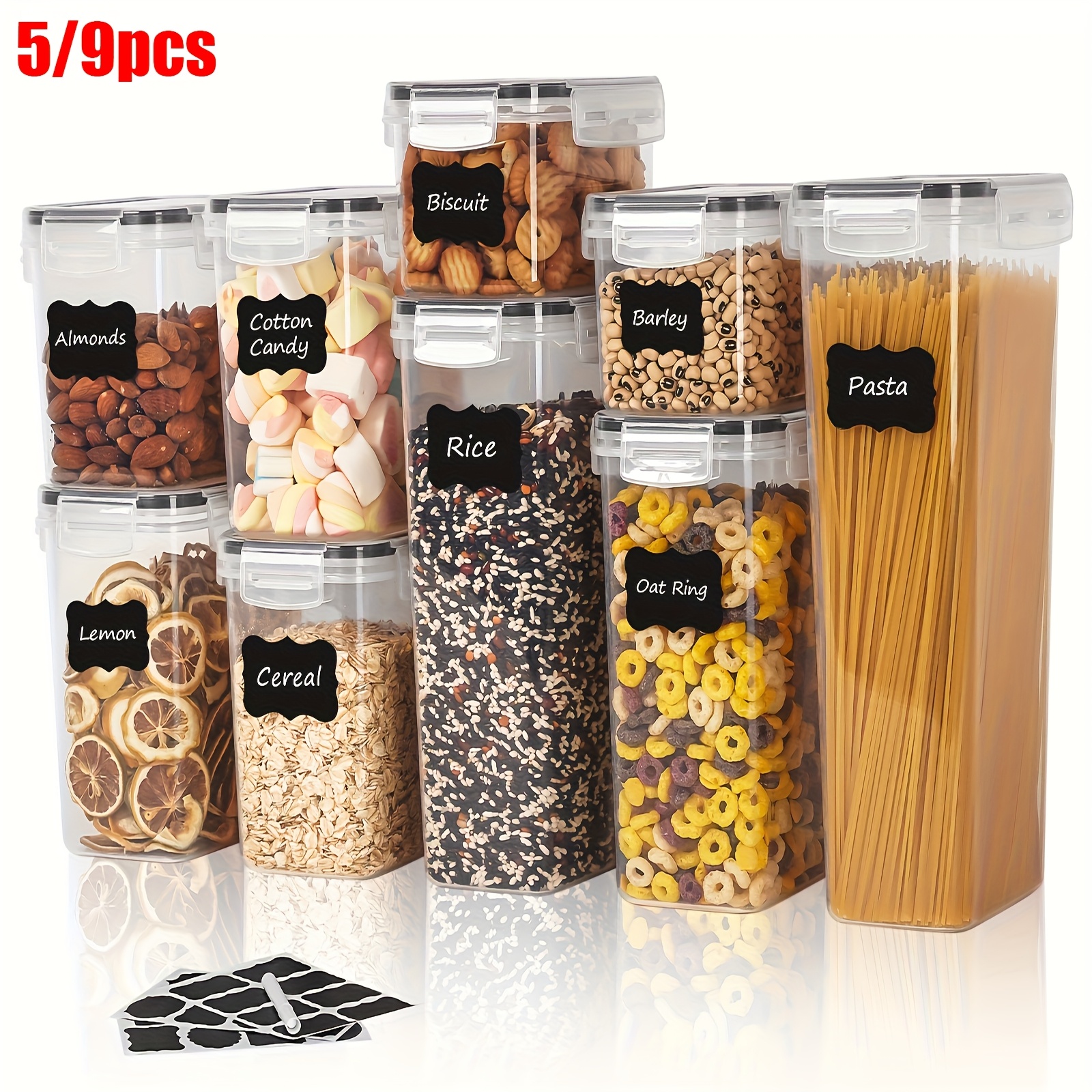 kitchen pantry food storage containers sold on Temu United States