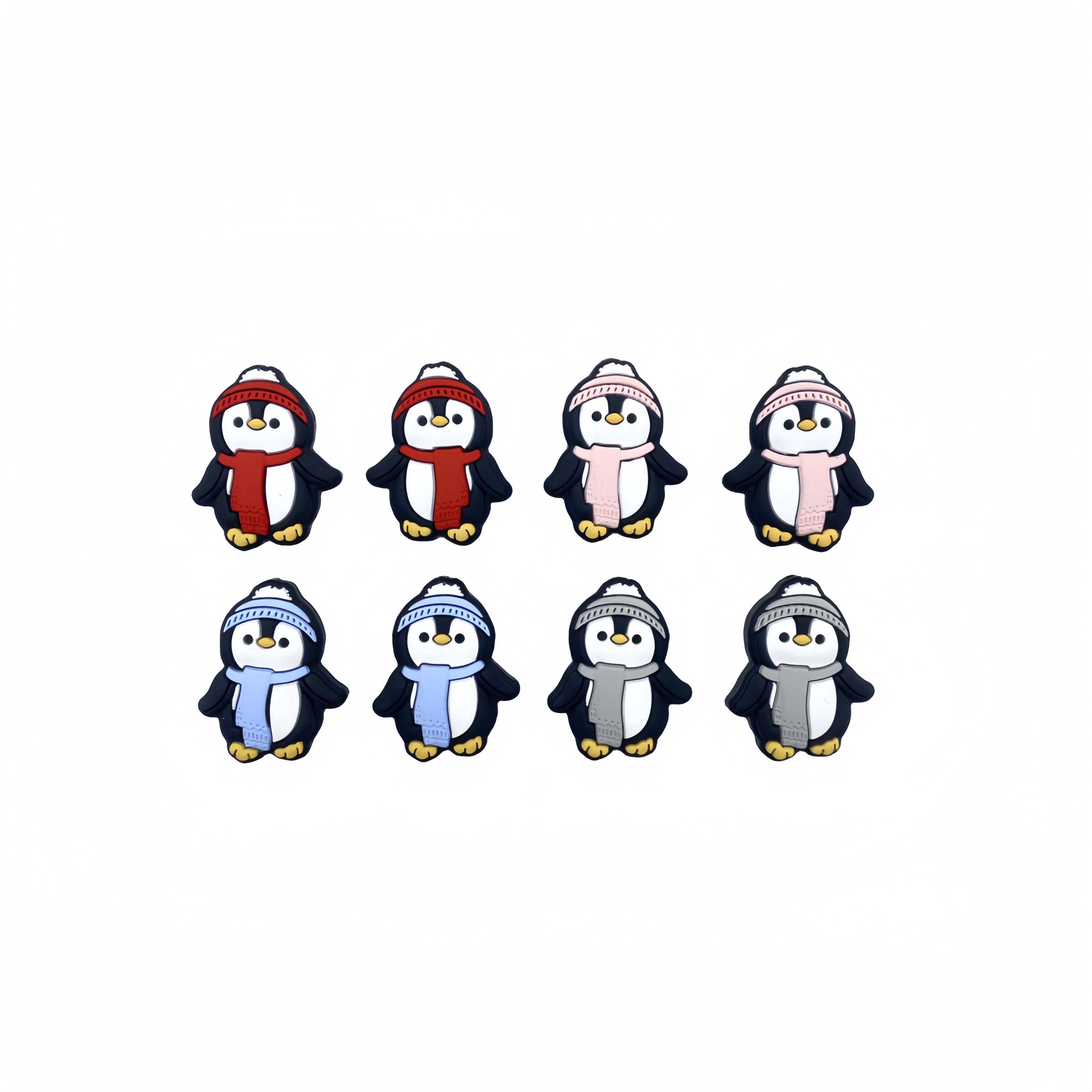 Penguin Series Silicone Beads Beads Diy Ballpoint Pen - Temu Canada
