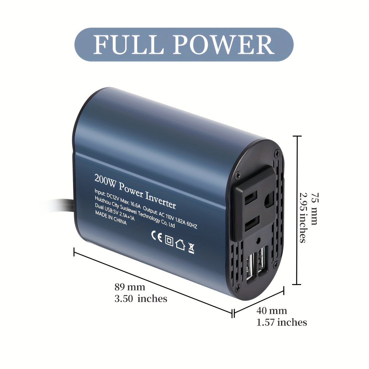 12v To110v Ac Inverter Converter - Temu