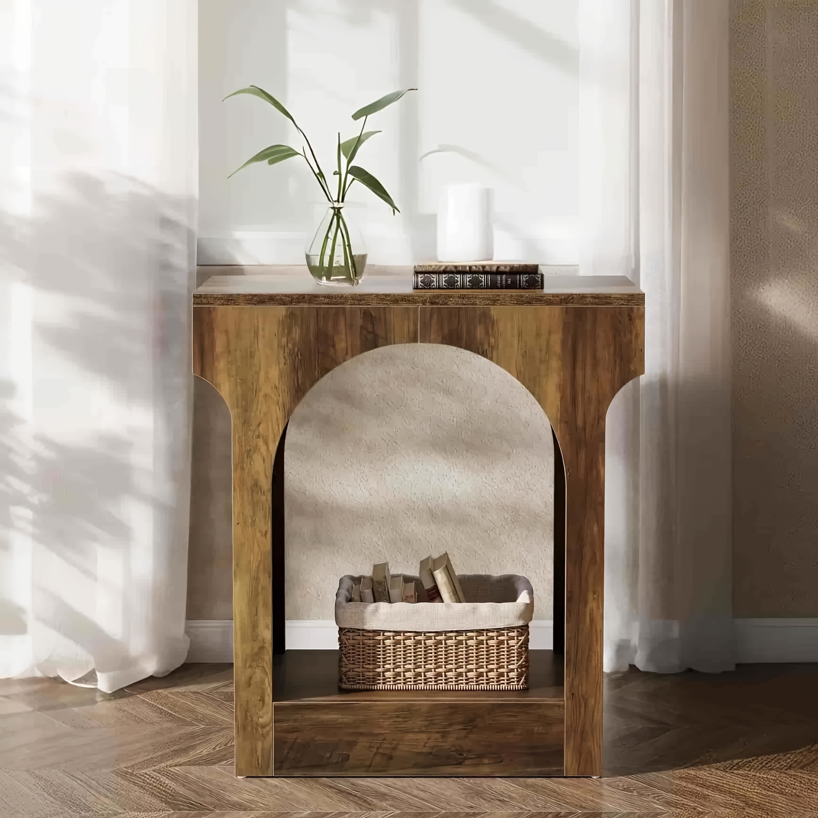 narrow end tables sold on Temu United States